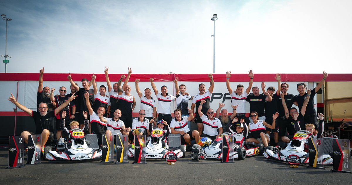 Modena Kart stellt zwei Fahrer auf das Abschluss-Podium der WSK Euro ...