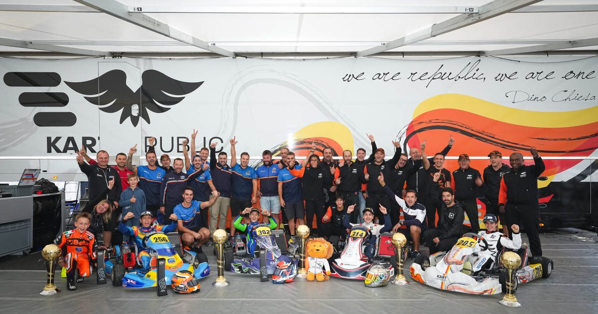 Fünf Siege und fünf Titel für das KR-Fahrwerk in der WSK-Euroserie ...